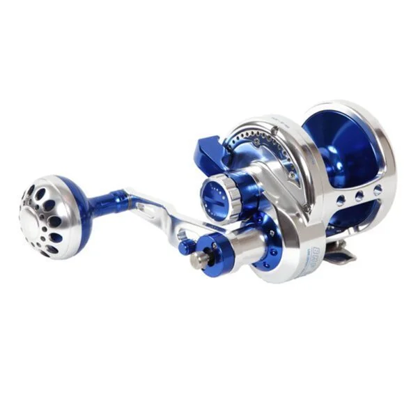 Blue Marlin Drag Reel BMF 12L SILVER-BLUE | SevenSeas Trading